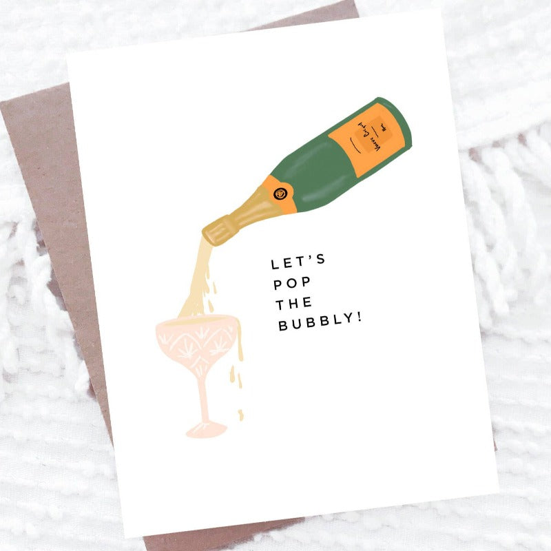 Greeting Card | Pop the Bubbly – Sèchey
